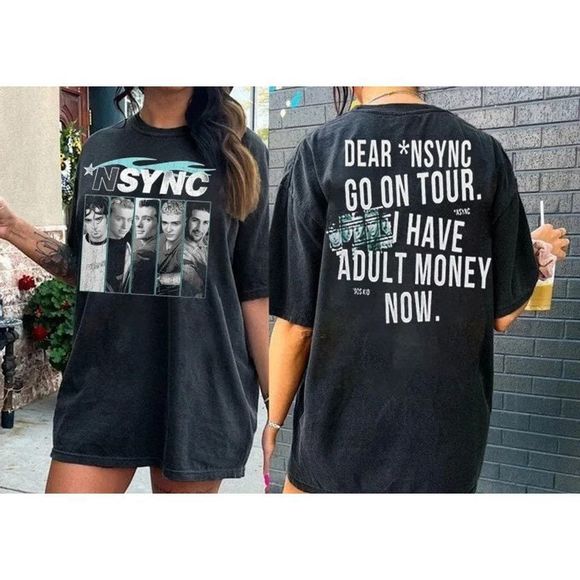 Tops | Nsync Shirt Nsync Go On Tour Shirt Pop Music Boyband 2 Sided ...